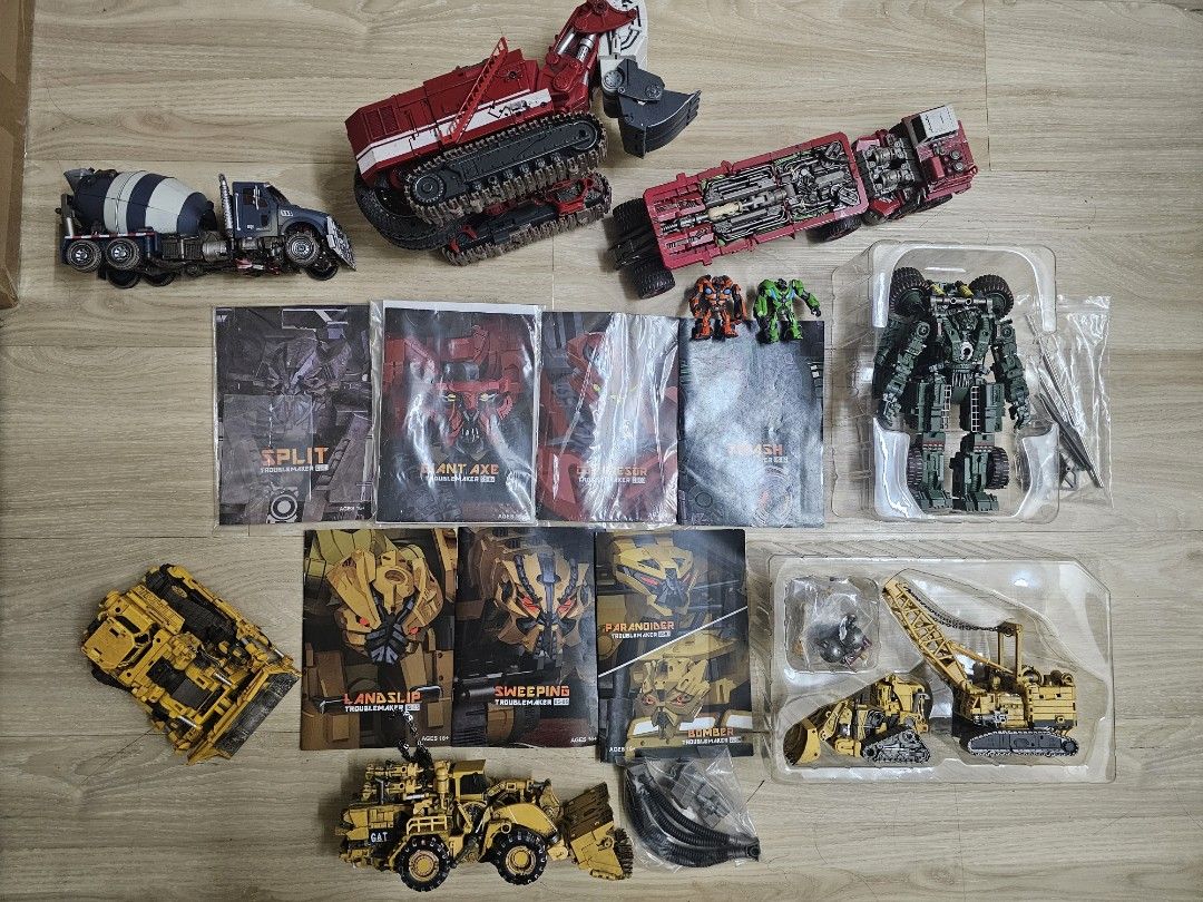 變形金剛 Transformers Devil Saviour Troublemaker DS-01-08 電影版 狂派 大力神 破壞者 Devastator, 興趣及遊戲, 玩具 & 遊戲類 ...