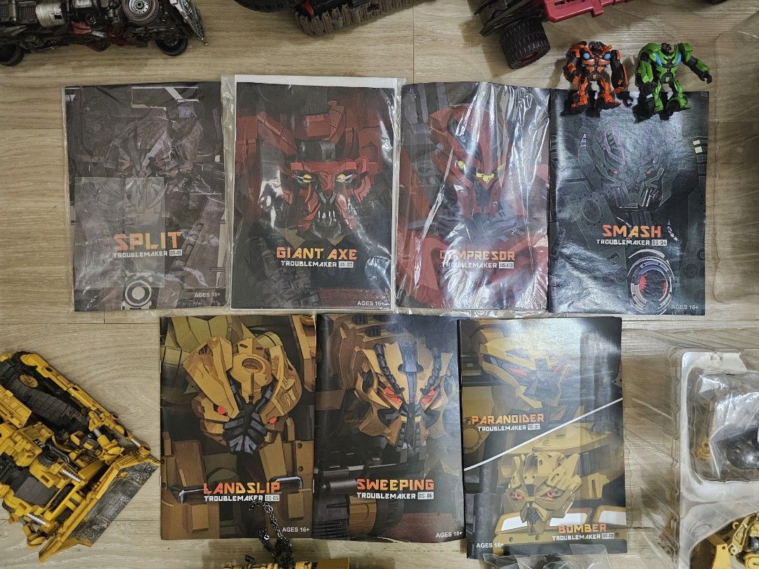 變形金剛 Transformers Devil Saviour Troublemaker DS-01-08 電影版 狂派 大力神 破壞者 ...