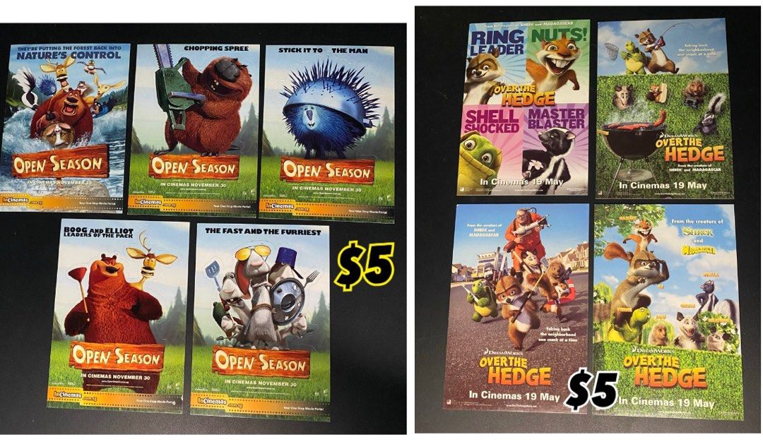 Animated movies Disney postcards Finding Nemo Incredibles brother Bear ...