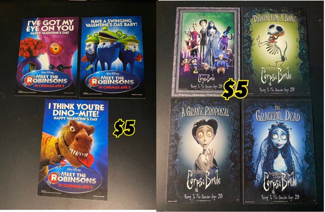 Animated movies Disney postcards Finding Nemo Incredibles brother Bear ...