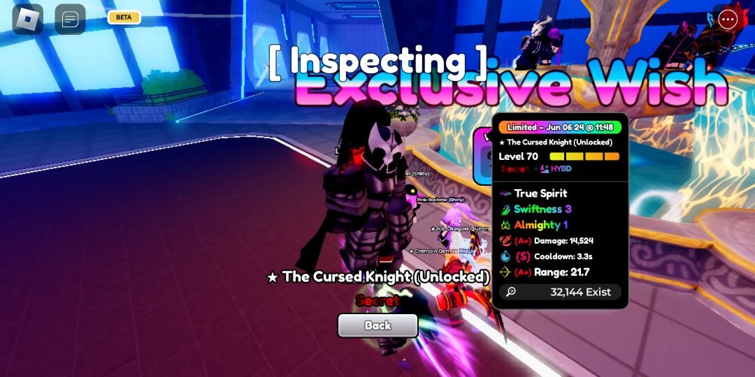 Anime Defender Igris Almighty Double Trait Rm60, Video Gaming, Video ...