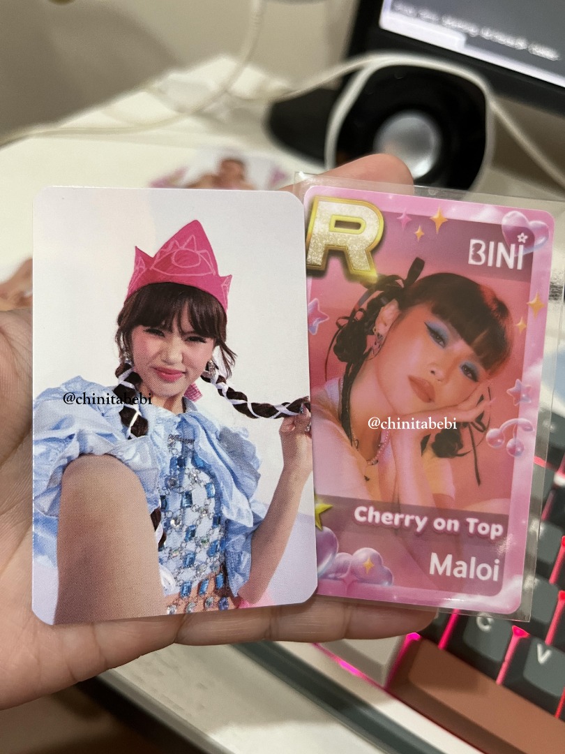 BINI Maloi Official Photocard Bundle (SSPH & Bini Wand), Hobbies & Toys ...