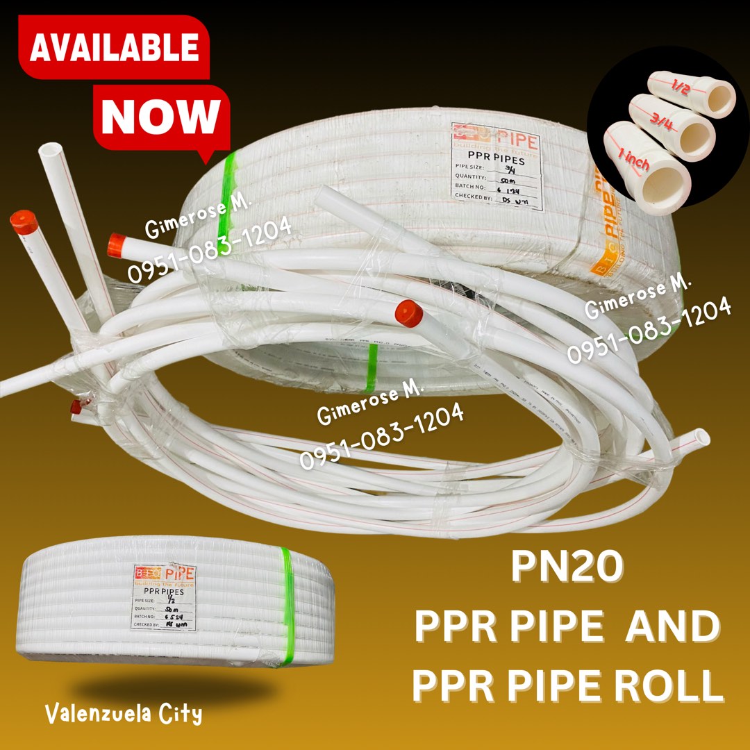 BIOPIPE PPR PIPE ROLL, Commercial & Industrial, Construction Tools ...