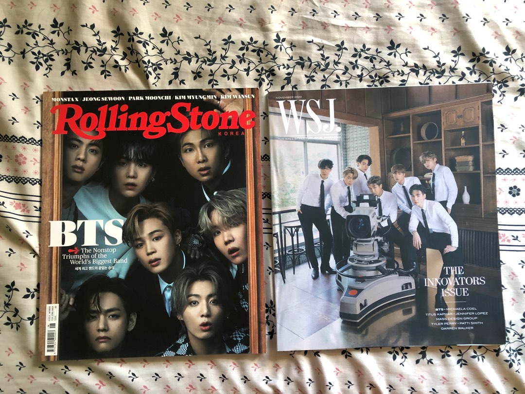 BTS Cover Rolling Stone / WSJ Magazine, Hobbies & Toys, Collectibles ...
