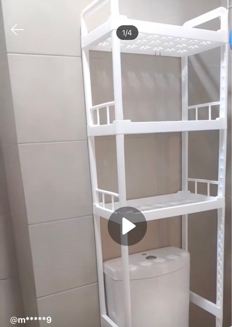 Cabinet shelving bathroom storage, Furniture & Home Living, Bathroom ...