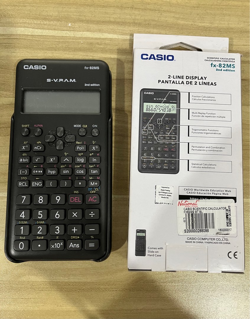 Casio fx-82MS Scientific Calculator, Mobile Phones & Gadgets, Other Gadgets on Carousell