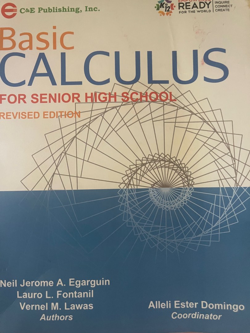 C&E Publishing Basic Calculus for Senior Highschool, Hobbies & Toys ...