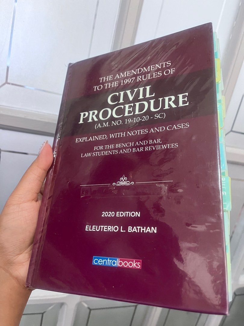Civil Procedure 2020 Bathan, Hobbies & Toys, Books & Magazines ...