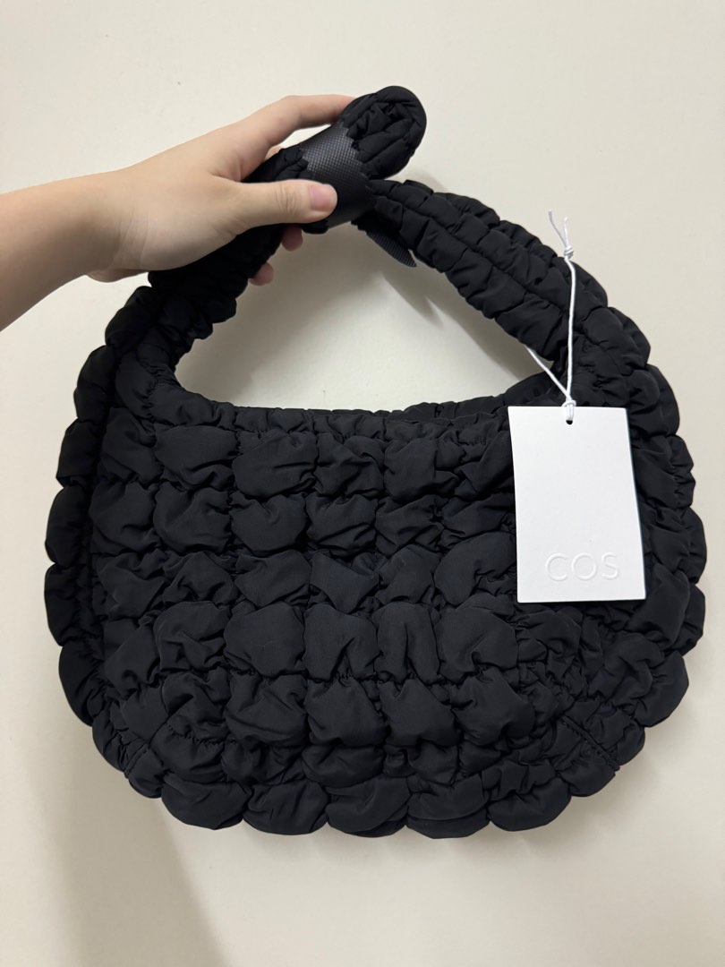 COS QUILTED MINI BAG BLACK, Women's Fashion, Bags & Wallets, Shoulder ...