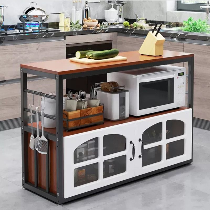 Cutting Table Kitchen island table Kitchen Racksideboard cabinet ...