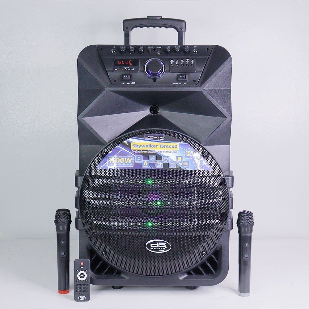 DB Audio by Astron 15"inch SKYWALKER-15MCX2 Portable Mobile Trolley ...