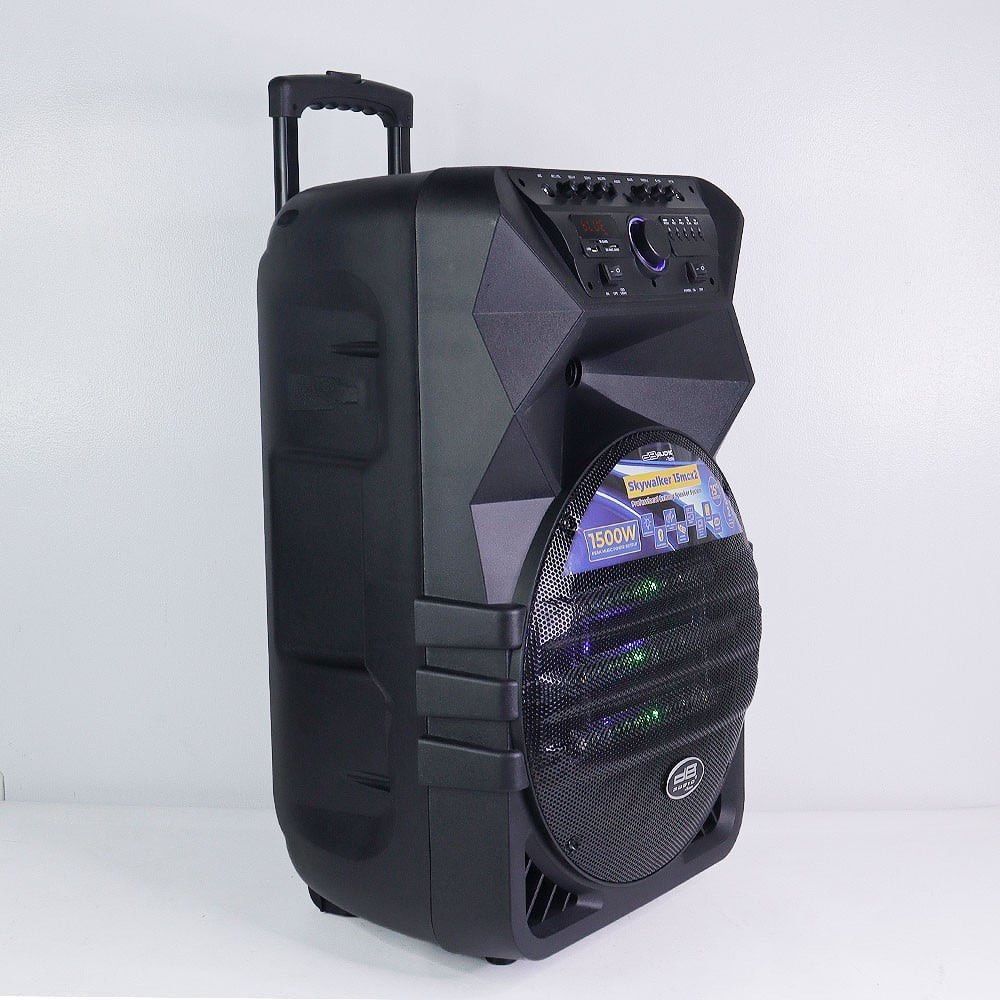 DB Audio by Astron 15"inch SKYWALKER-15MCX2 Portable Mobile Trolley ...