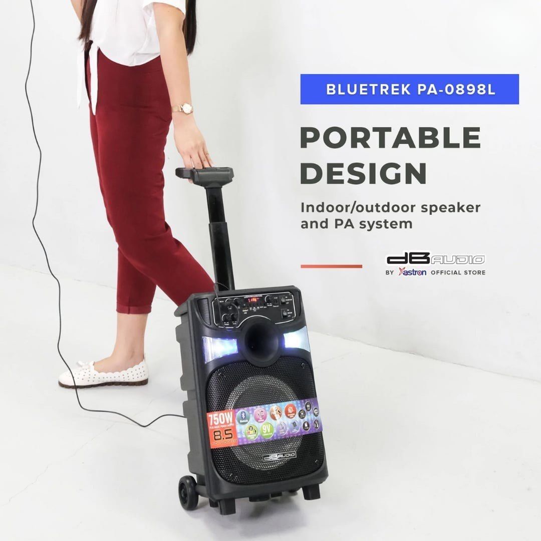 DBaudio Bluetrek PA-0898L 750W 8.5" inch Woofer Powerful Bass Speaker ...