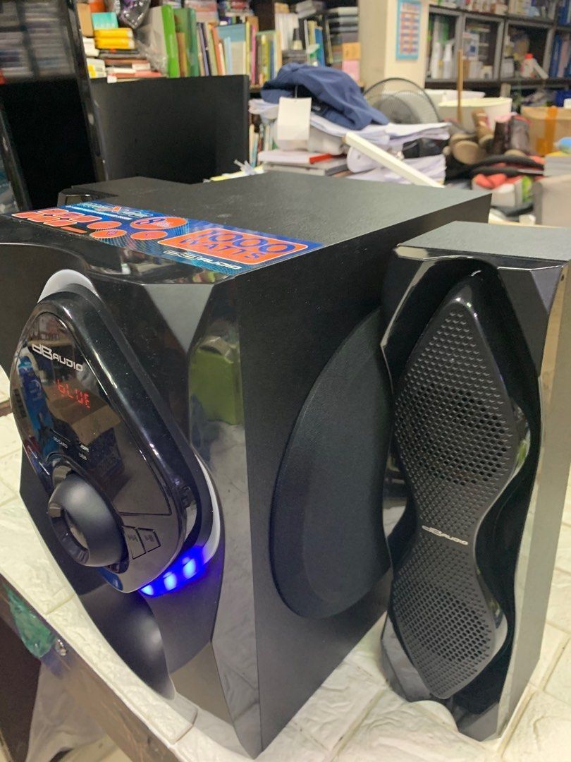 Dbaudio Max 82 2.1 Home Theater Subwoofer System 8” Woofer 1000watts ...