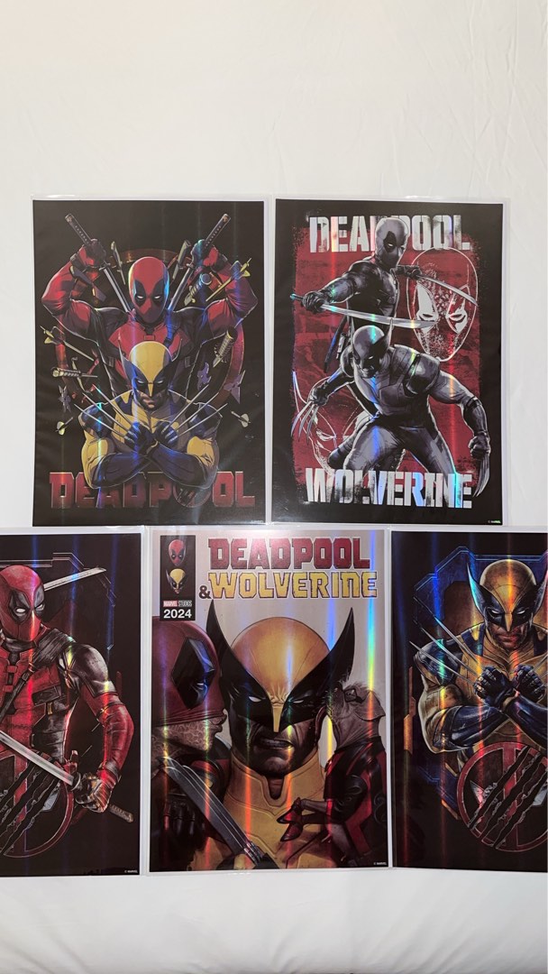 Deadpool & Wolverine Official Posters, Hobbies & Toys, Memorabilia ...