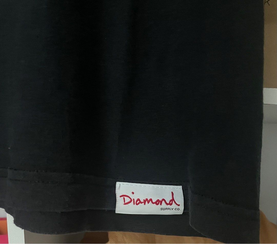 Diamond black, Men's Fashion, Tops & Sets, Tshirts & Polo Shirts on ...