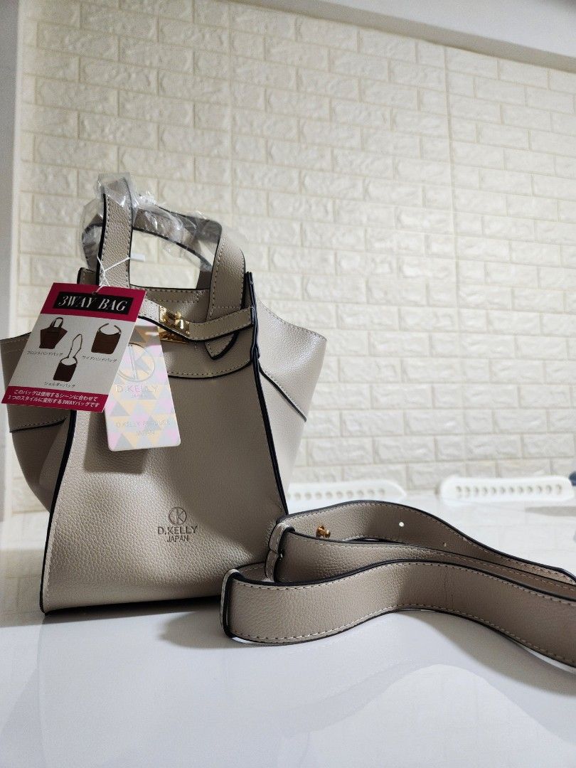 d.kelly Japan Three-Way-Bag, Women's Fashion, Bags & Wallets, Shoulder ...