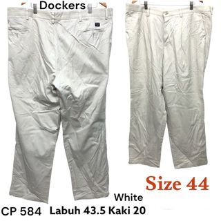Dockers light grey chino pants, Men's Fashion, Bottoms, Chinos on Carousell