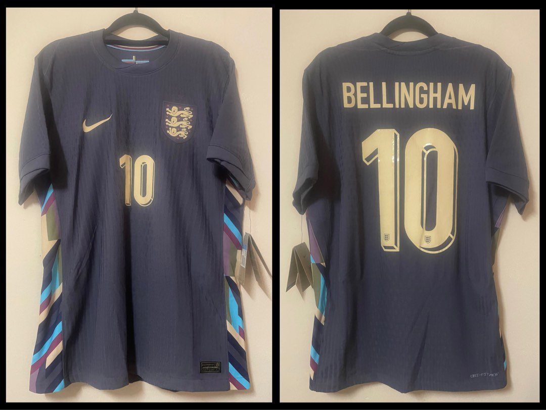 ENGLAND away kit 2024 #BELLINGHAM10 (ADV player issue) (Original jersey ...