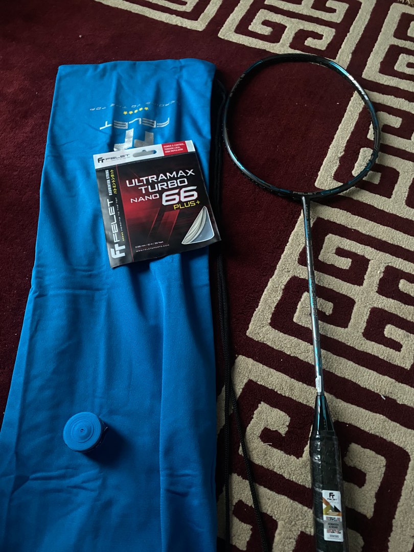 FELET AERO CARBON (Blue), Sports Equipment, Sports & Games, Racket ...