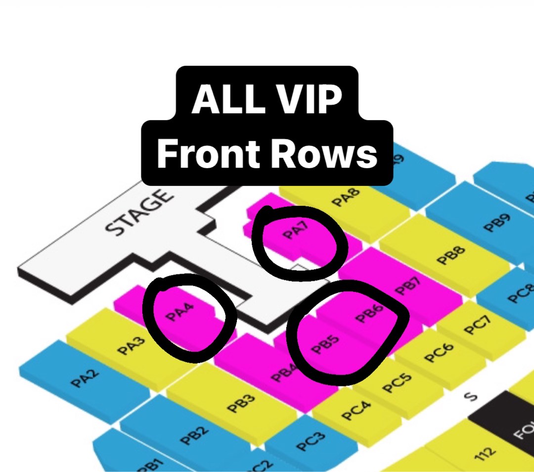 [Row 7-11 VIP] STRAY KIDS SKZ 2024 Concert Singapore SG Tickets PB5 PB6 ...