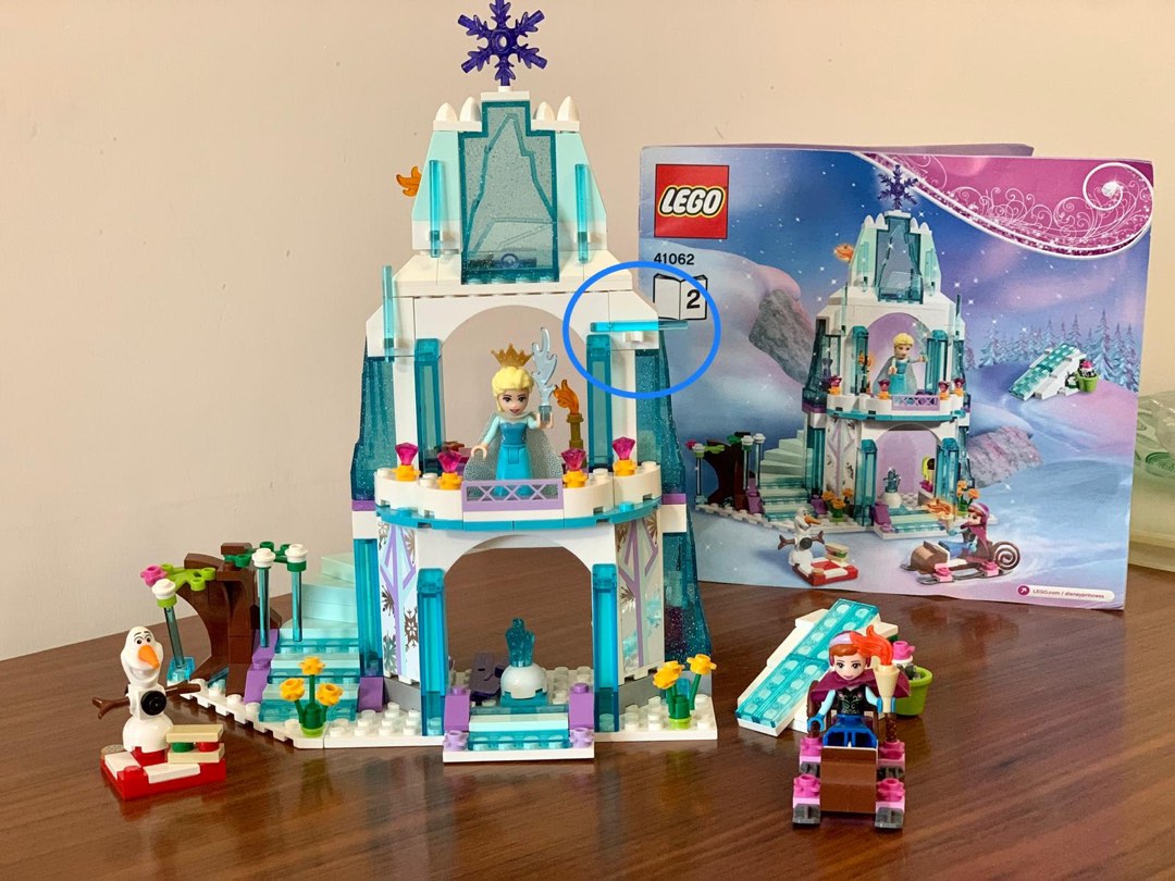 Frozen ice castle lego, 興趣及遊戲, 玩具 & 遊戲類 - Carousell