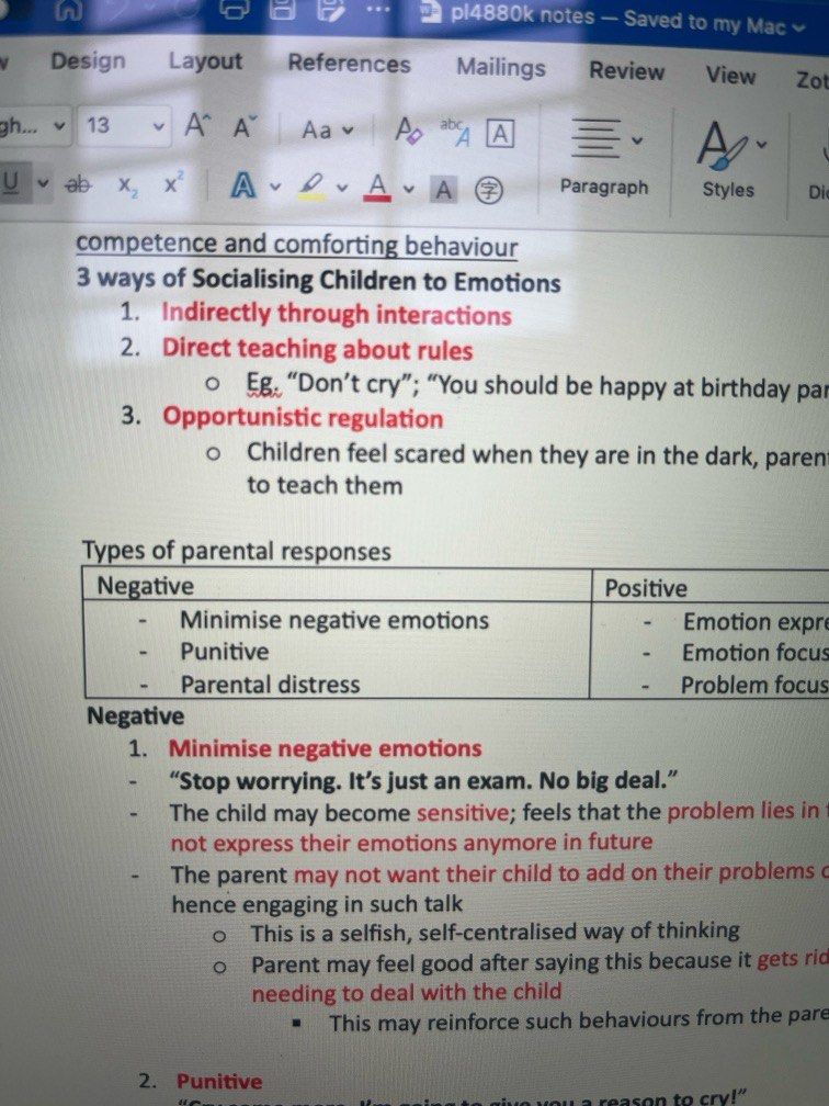 [Grade A+] PL4880K Parenting and Child Development Notes + Formulation ...