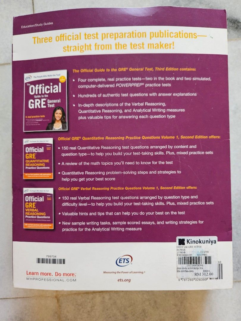 GRE books - full set, Hobbies & Toys, Books & Magazines, Assessment ...
