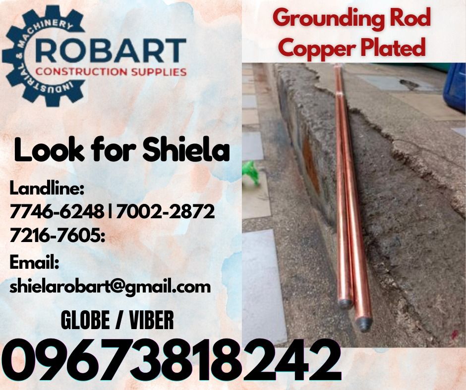 Grounding Rod Copper Plated, Commercial & Industrial, Construction ...