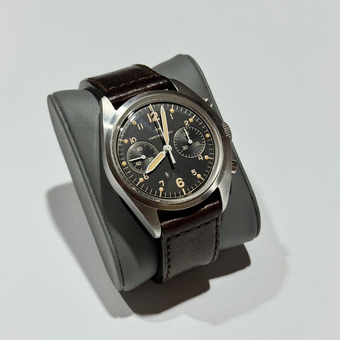 Hamilton Pioneer Mechanical Chrono Khaki H76409530 all original parts ...