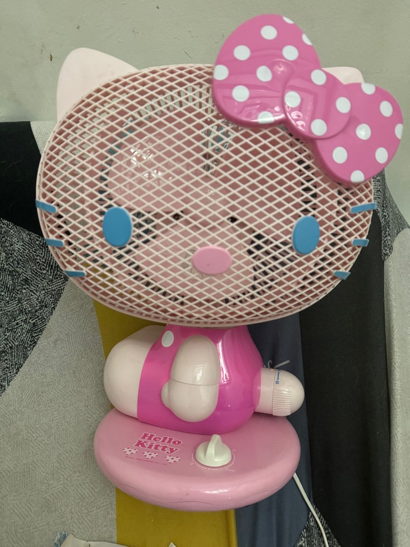 Hello kitty electric fan, TV & Home Appliances, Electrical, Adaptors ...