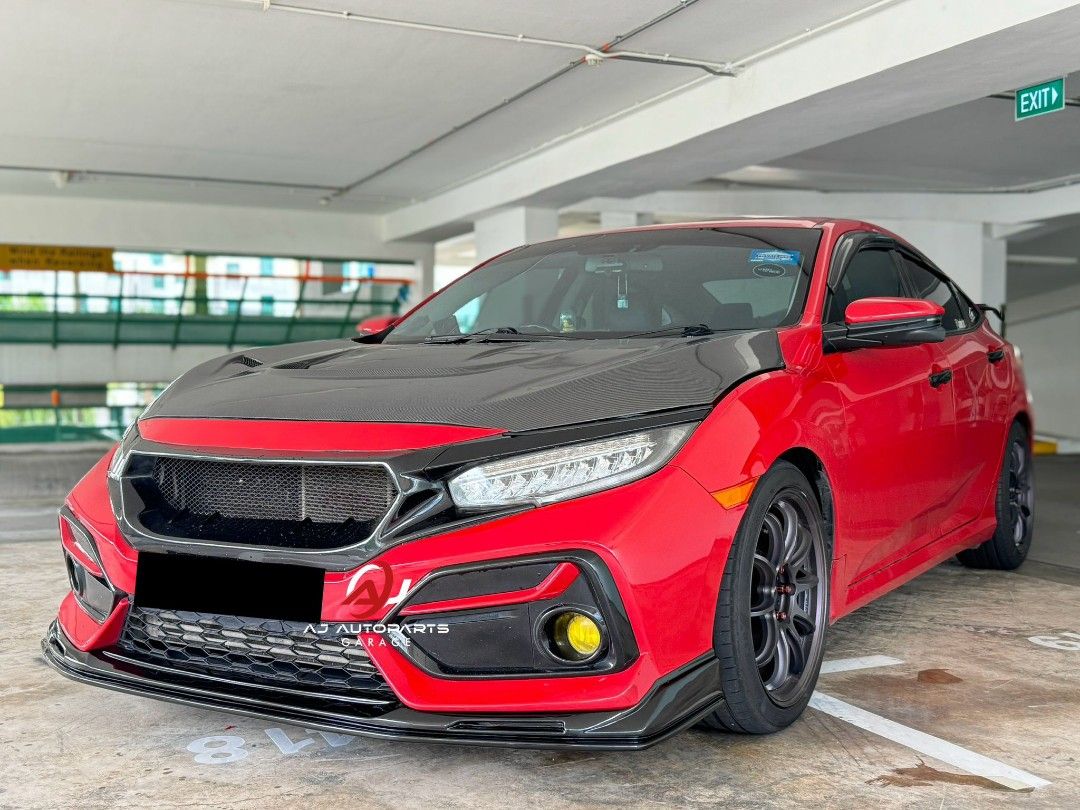 Honda Civic FC/fk/fk4/fk7/SI front lip/fk front lip, Car Accessories, Accessories on Carousell