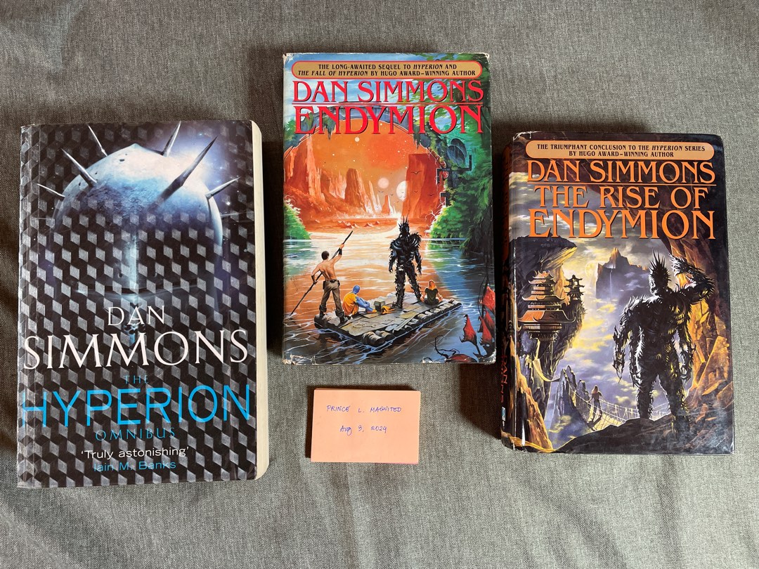 HYPERION CANTOS COMPLETE by Dan Simmons, Hobbies & Toys, Books ...