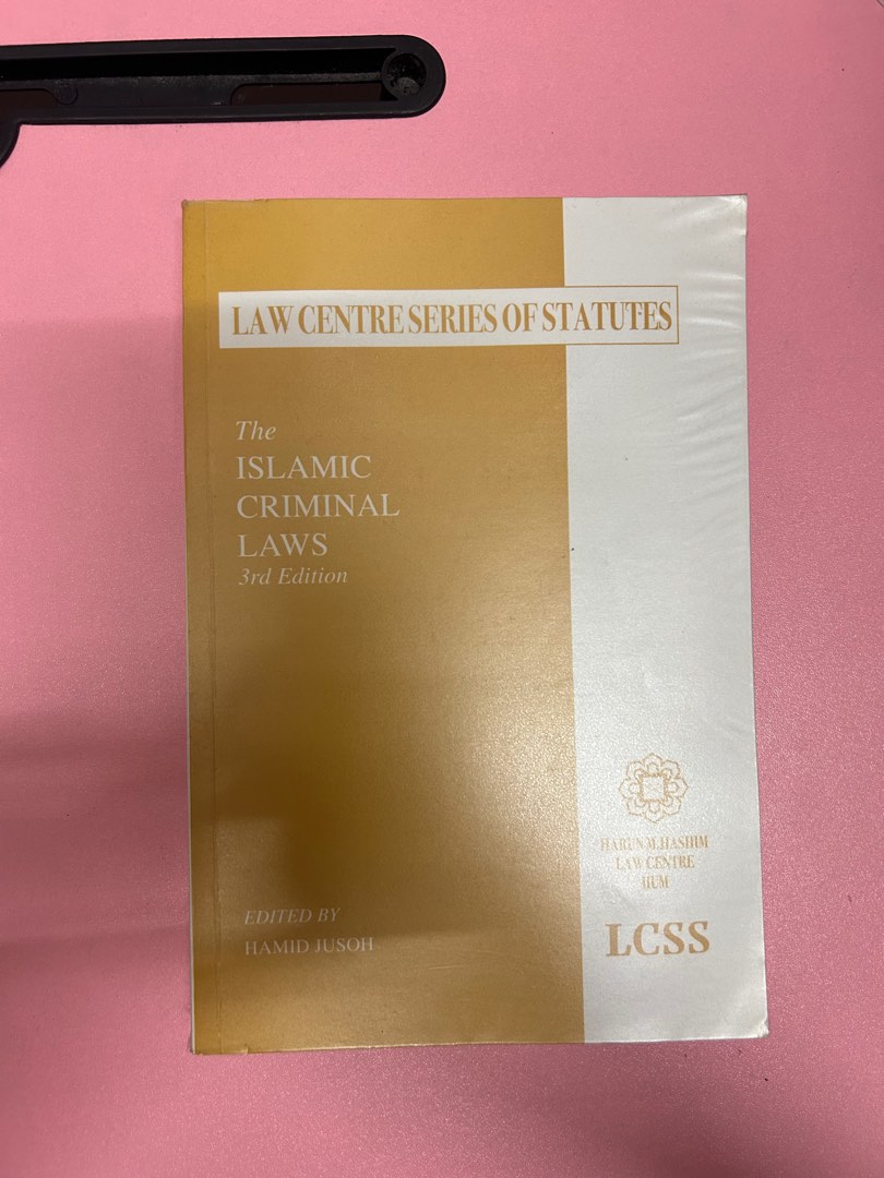 Islamic Criminal Law Statute 3rd Edition, Hobbies & Toys, Books ...