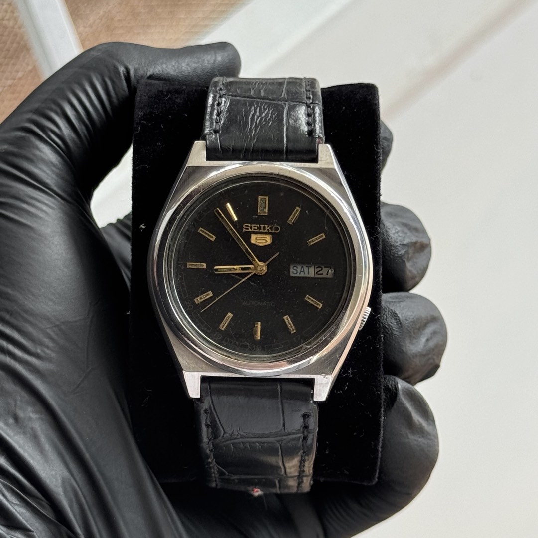 Jam Tangan Seiko 5 Vintage Automatic Original, Fesyen Pria, Jam Tangan di Carousell