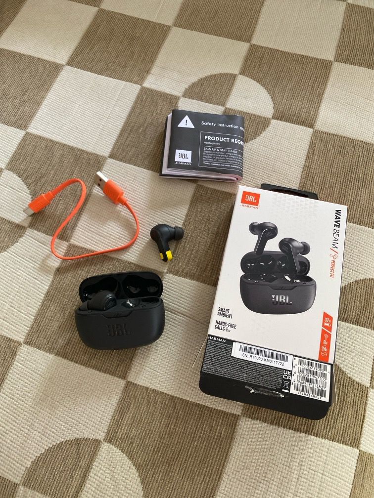JBL Wave Beam Earbuds, Audio, Earphones on Carousell