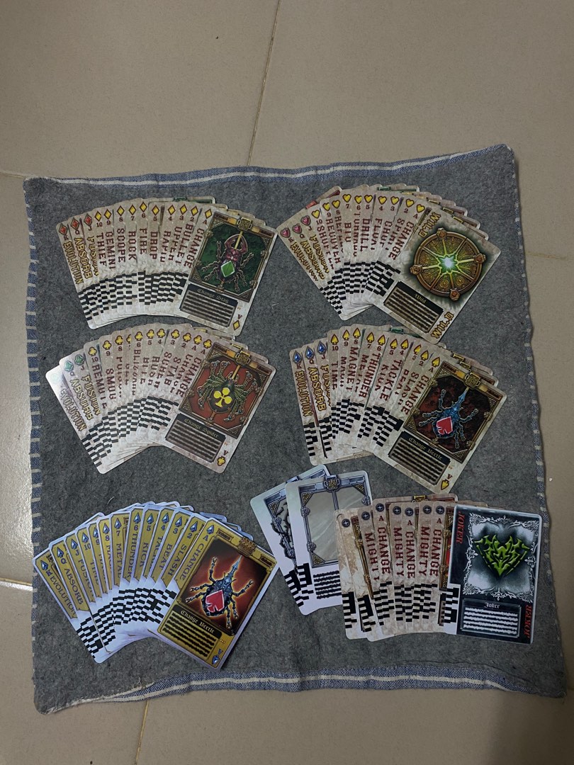 Kamen rider blade rouse card set, Hobbies & Toys, Toys & Games on Carousell