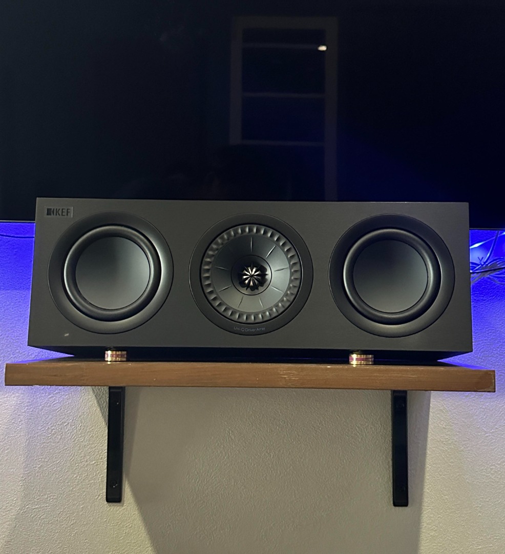 KEF Q650c Center Channel Speaker – Ultra-Wide Dispersion & Exceptional Clarity with 6.5” Uni-Q ...