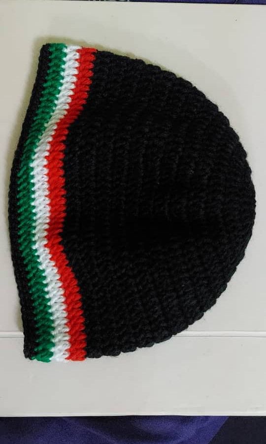 Kopiah Kait Palestine Homemade (Budak), Men's Fashion, Muslim Wear ...