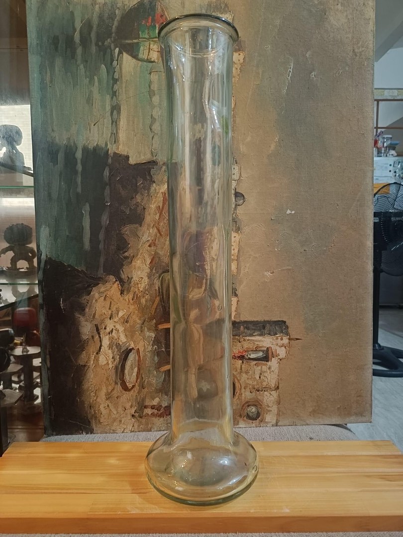 “La Mediterranea” Silhouette Glass Vase Made in Spain, Handmade, Thick ...