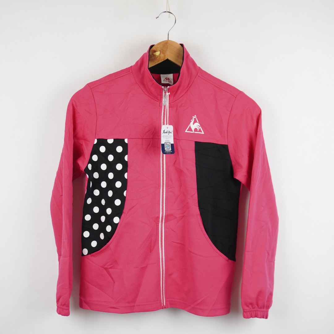 Le Coq Sportif Pink Drifit Smooth Bomer Jacket Light Weight (S-M ...