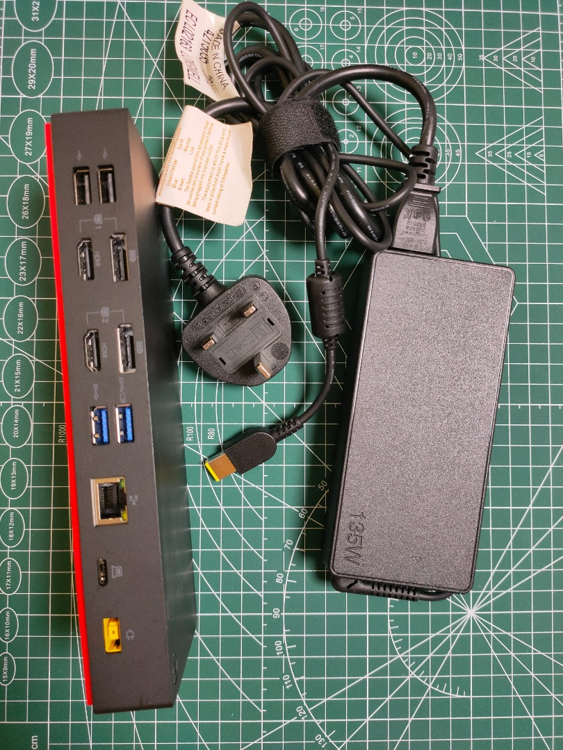 Lenovo ThinkPad Hybrid USB-C with USB-A Dock 擴充基座 40AF 兼容任何 Type-C 接口 ...