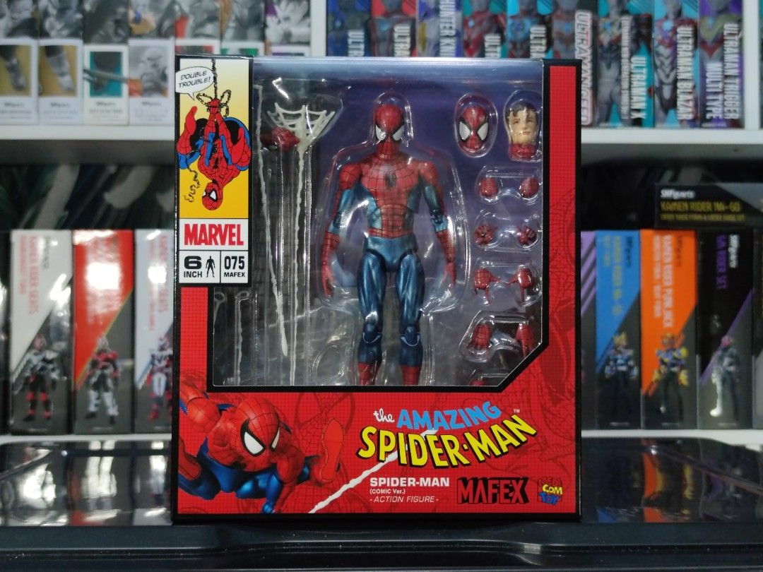 MAFEX 075 Spiderman comic version ( Reissue), Hobbies & Toys, Toys ...