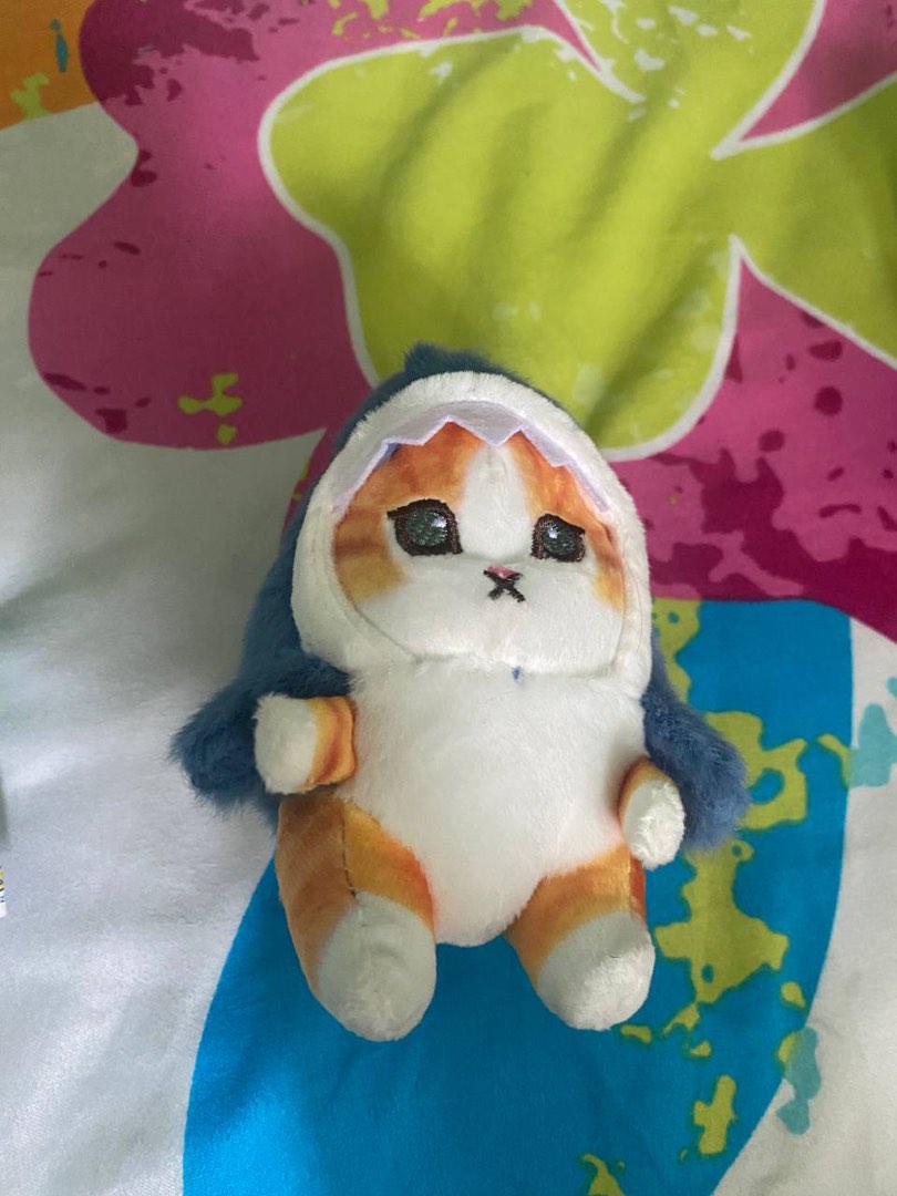 Mofusand shark plushie, Hobbies & Toys, Toys & Games on Carousell