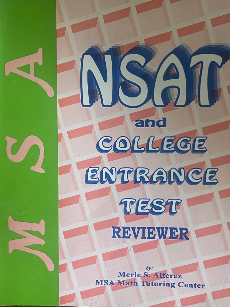 MSA NSAT and College Entrance Test Reviewer, Hobbies & Toys, Books ...