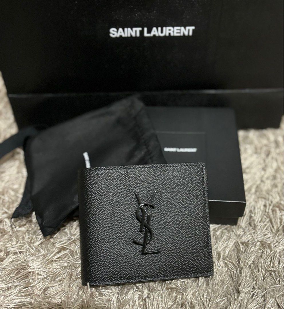 NEW AUTHENTIC YSL CASSANDRE EAST WEST WALLET, Luxury, Bags & Wallets on ...