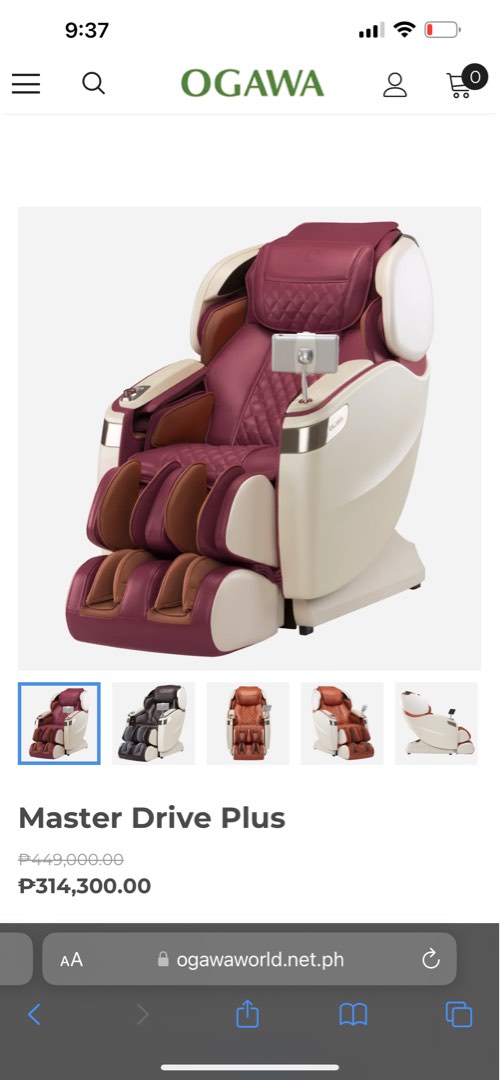 Ogawa Materdrive plus, Furniture & Home Living, Furniture, Other Home Furniture on Carousell