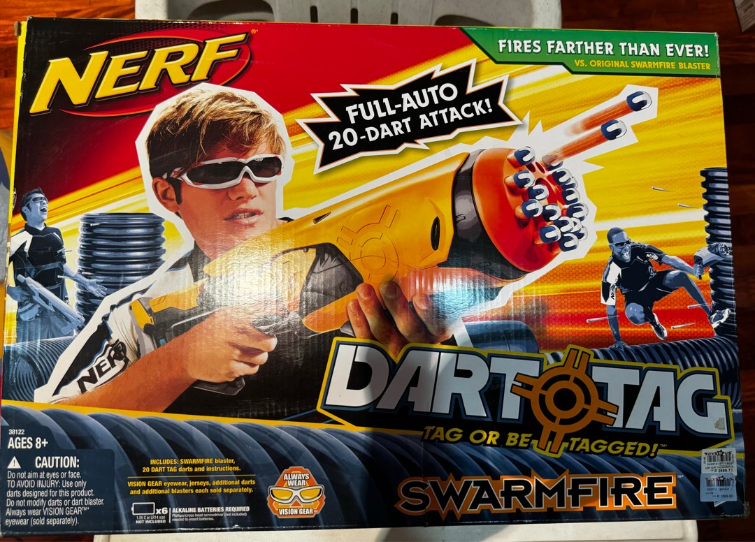 Original Nerf Swarmfire, Hobbies & Toys, Toys & Games on Carousell