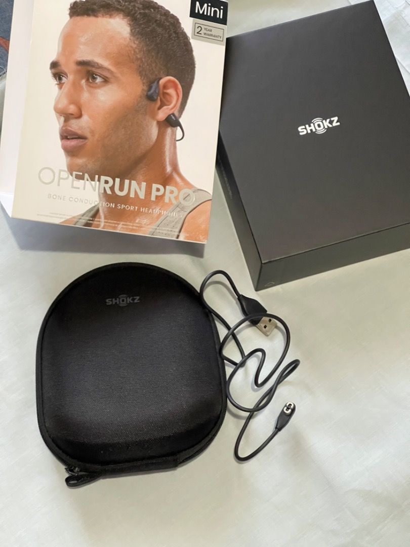 ORIGINAL Shokz Open Run Pro Magnetic Charging Cable and Case, Audio ...