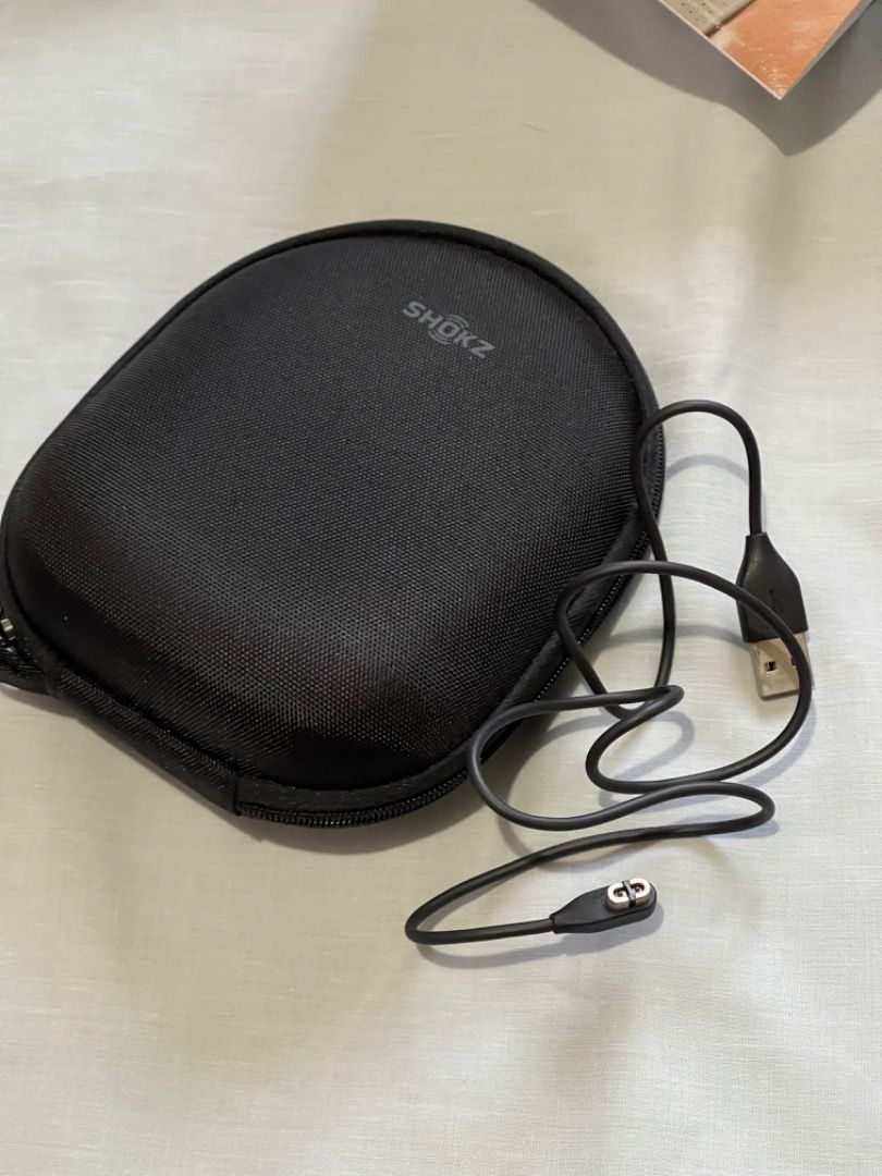 ORIGINAL Shokz Open Run Pro Magnetic Charging Cable and Case, Audio ...